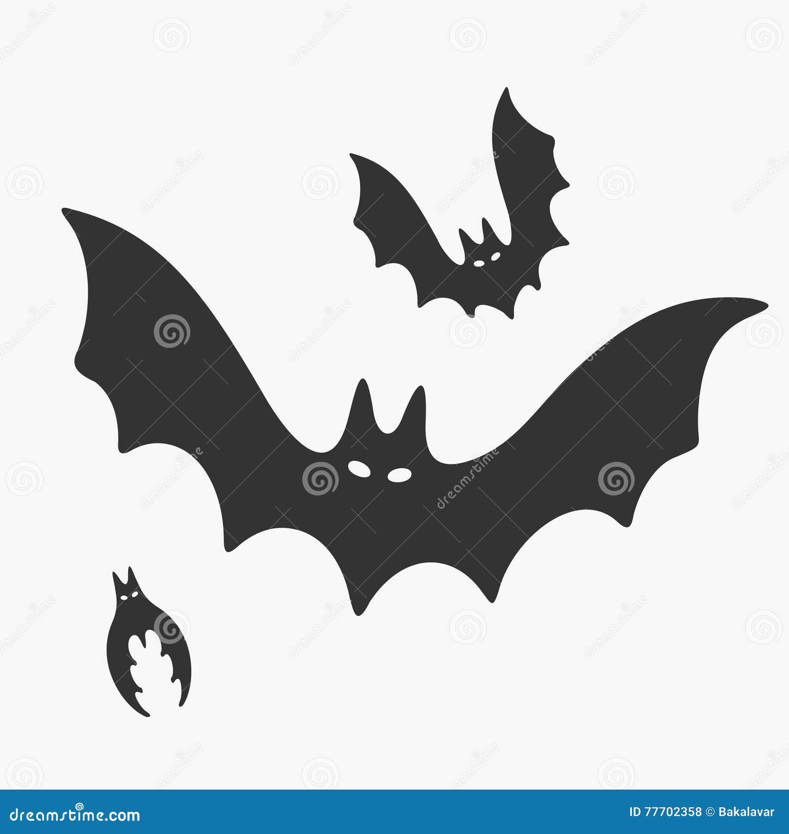 Bat Vector illustration stock vector. Illustration of sign - 77702358