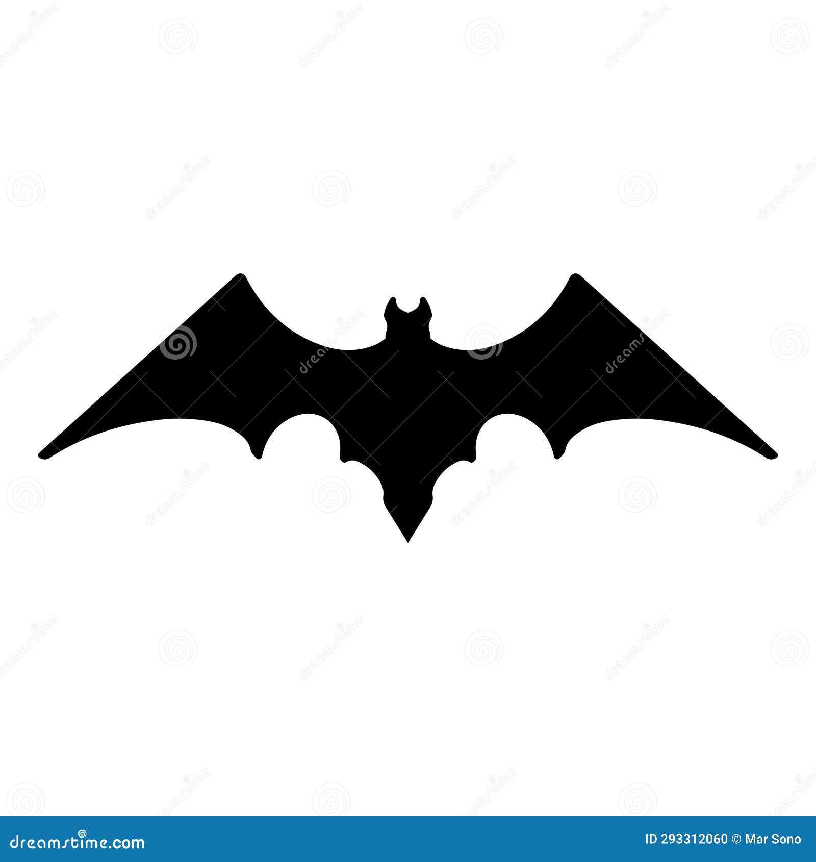 Bat Wing Logo Vector Element Stock Vector - Illustration of mammal ...