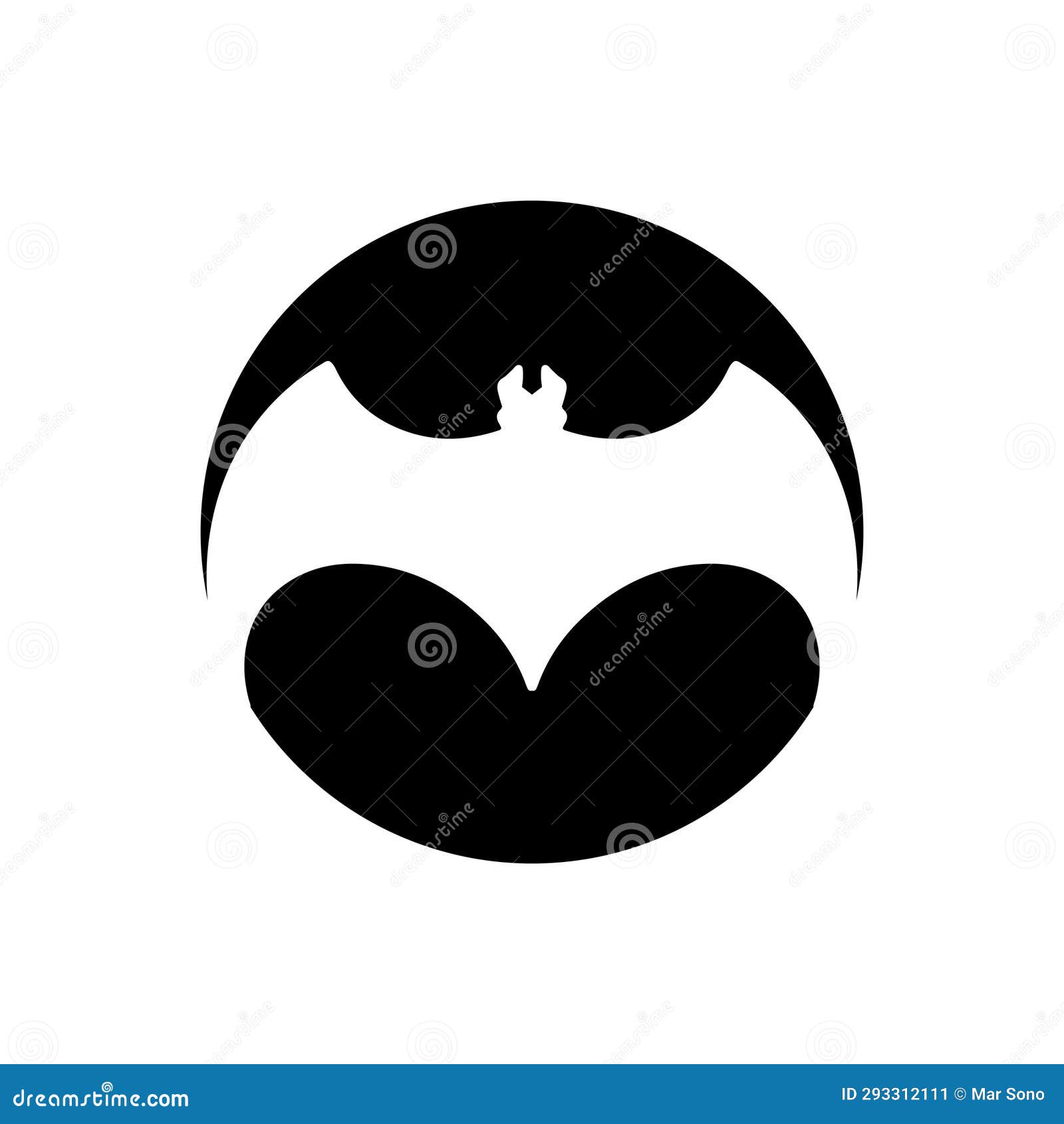 Bat Wing Logo Vector Element Stock Vector - Illustration of event ...