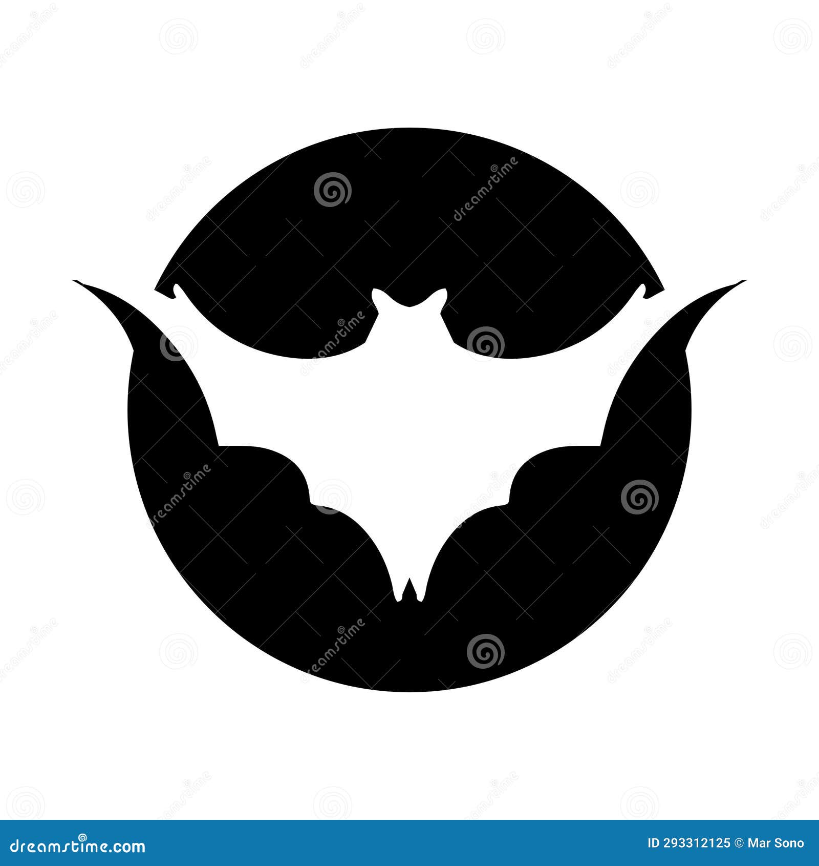 Bat Wing Logo Vector Element Stock Vector - Illustration of emblem ...