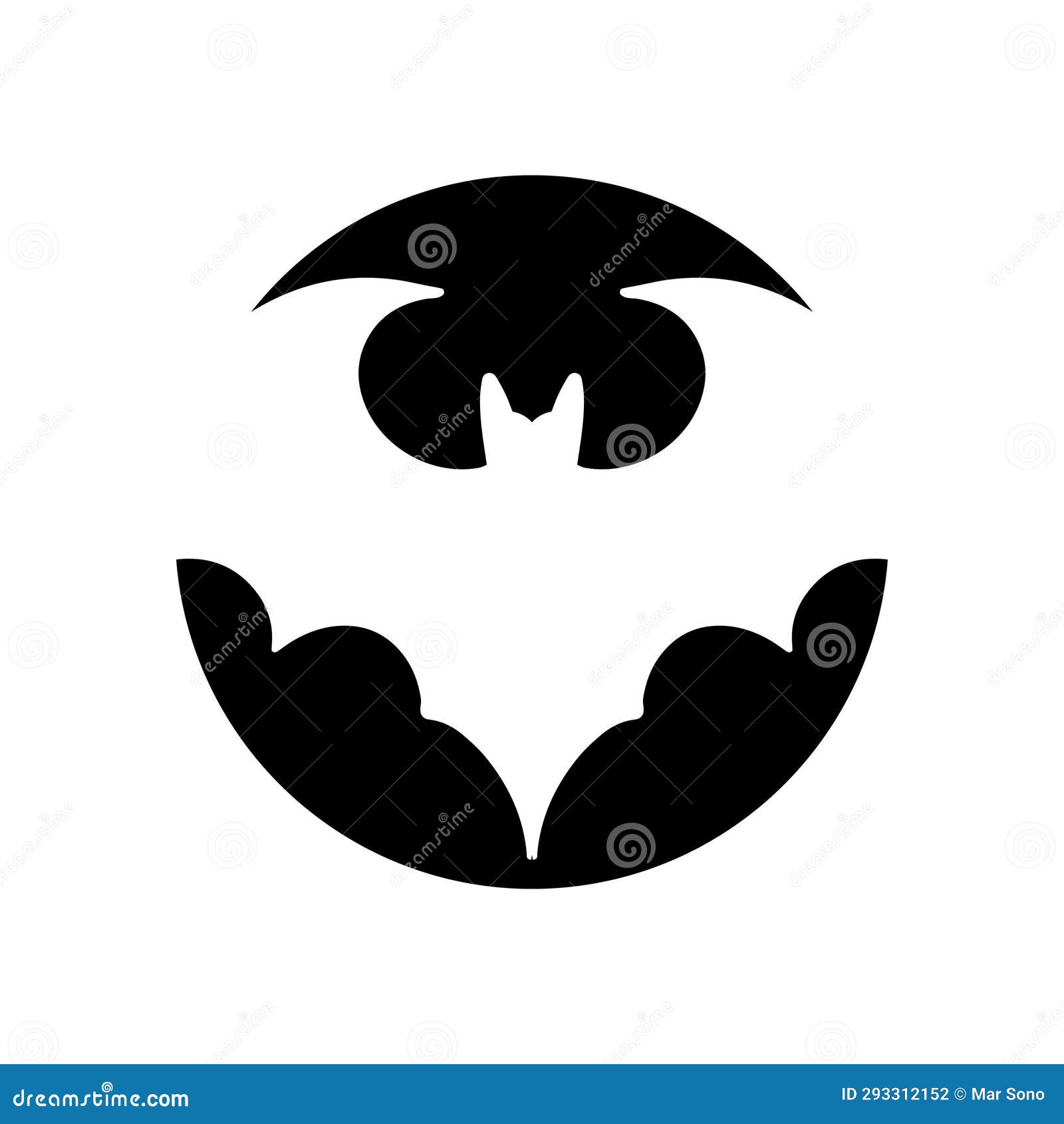 Bat Wing Logo Vector Element Stock Vector - Illustration of horror ...