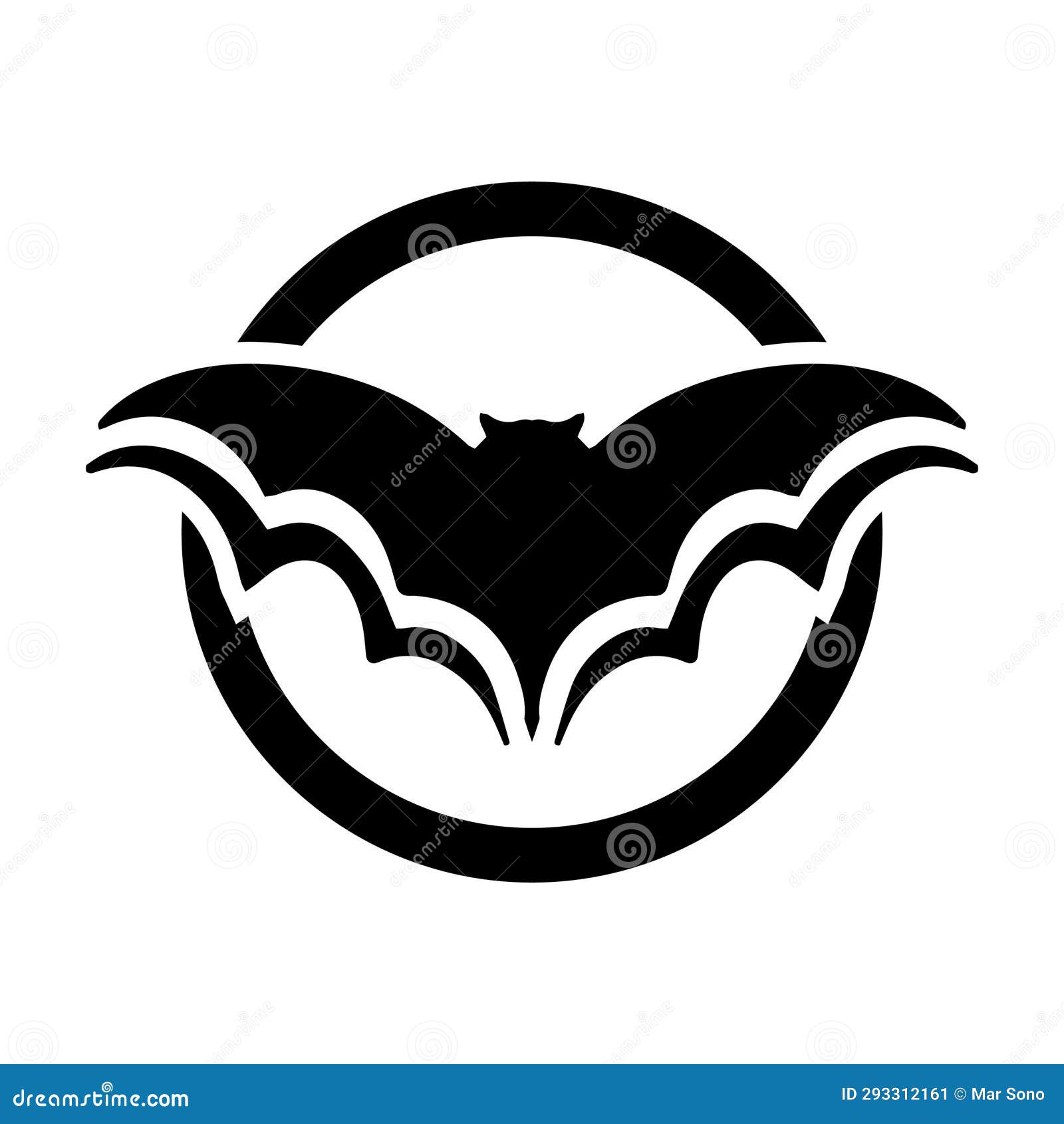 Bat Wing Logo Vector Element Stock Vector - Illustration of comic, logo ...