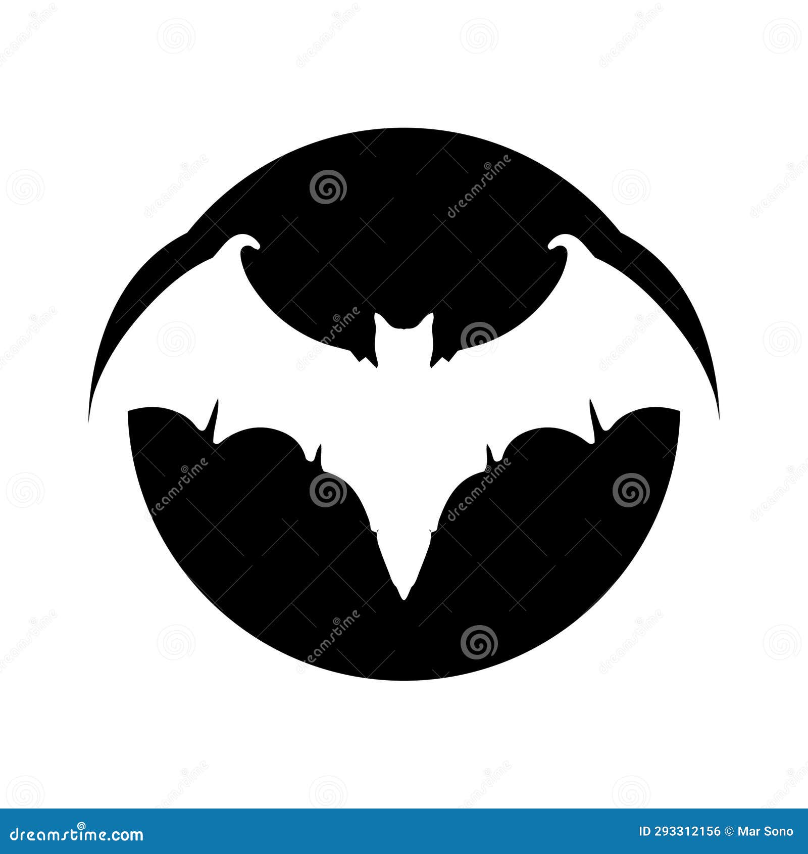 Bat Wing Logo Vector Element Stock Vector - Illustration of comic ...