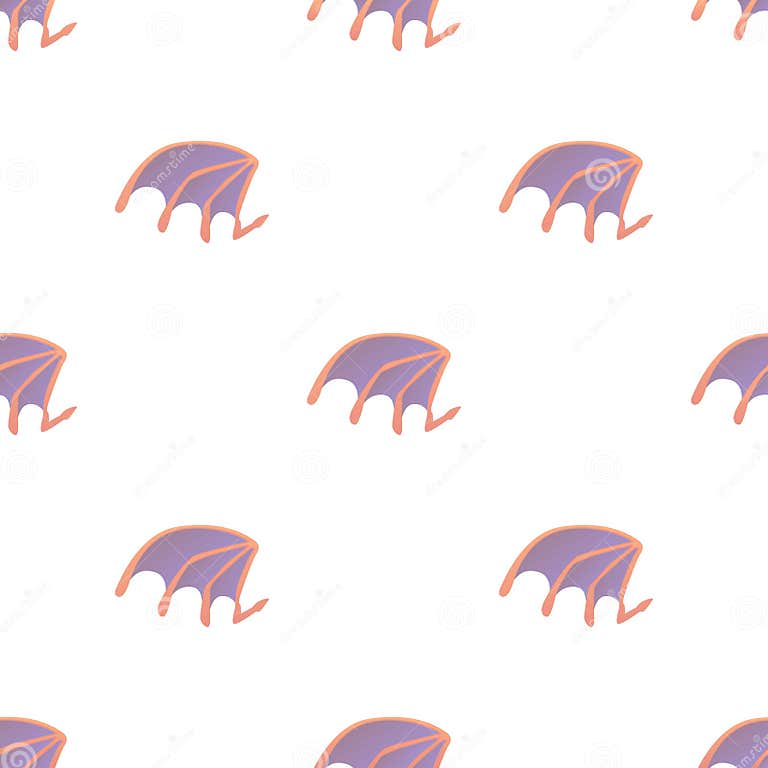 Bat Wing Pattern Seamless Vector Stock Vector - Illustration of pattern ...