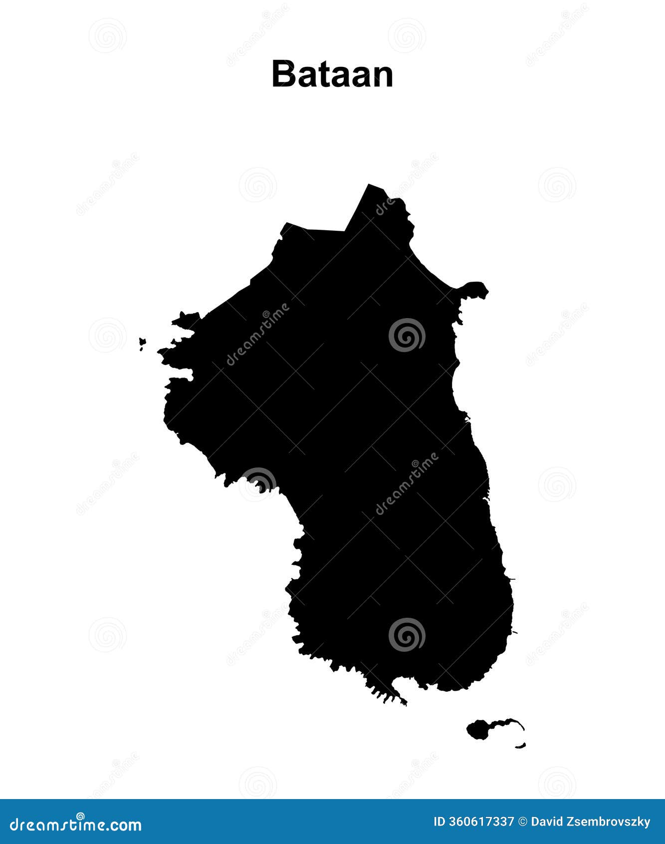 Bataan Province Of Philippines Flag Textile Cloth Fabric Waving On The ...