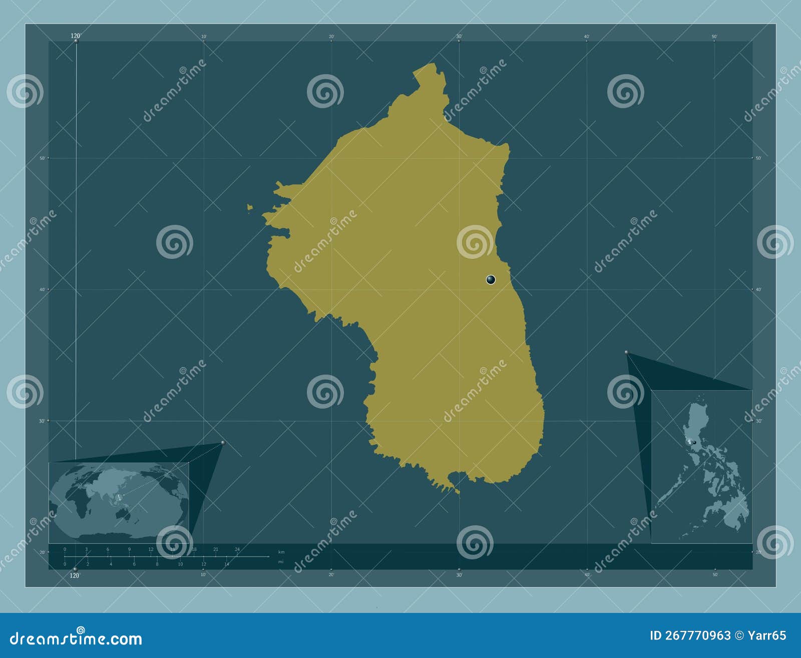 Bataan, Philippines. Solid. Capital Stock Illustration - Illustration ...