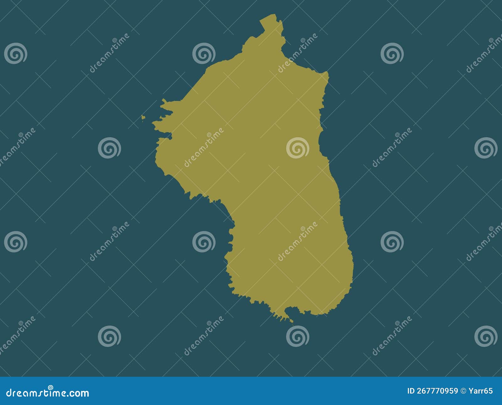 Bataan, Philippines. Solid. No Legend Stock Illustration - Illustration ...