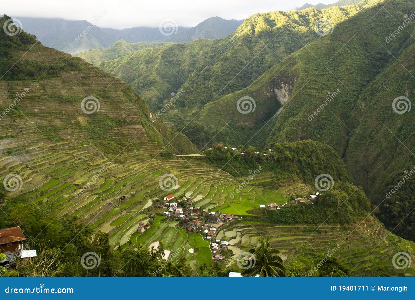 Batad rice terraces stock image. Image of altitude, tourism - 19401711