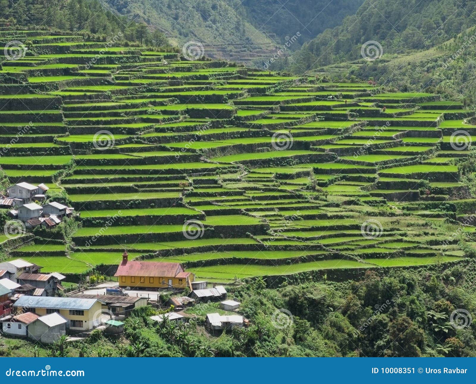 Batad village stock image. Image of rural, countryside - 10008351