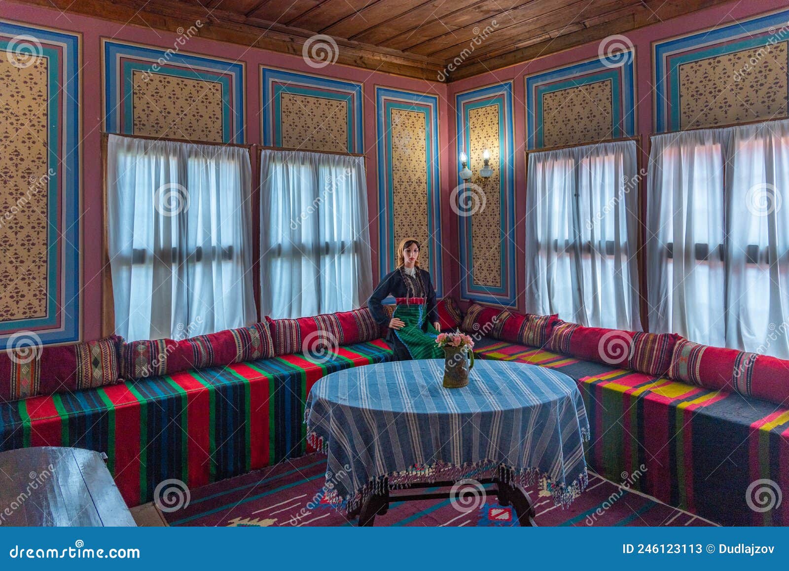 Batak, Bulgaria, June 21, 2020: Interior of the Balinov House in ...