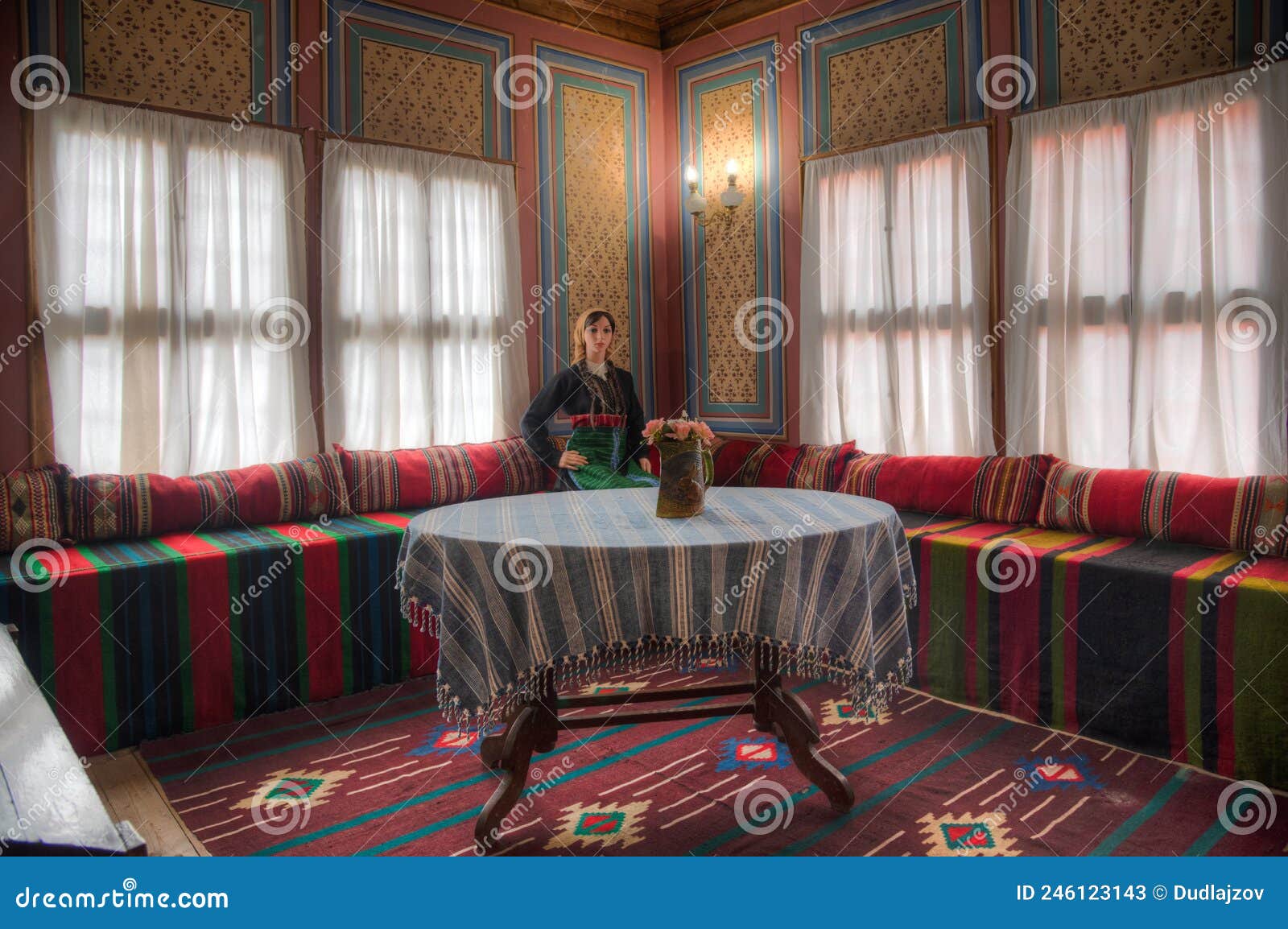 Batak, Bulgaria, June 21, 2020: Interior of the Balinov House in ...