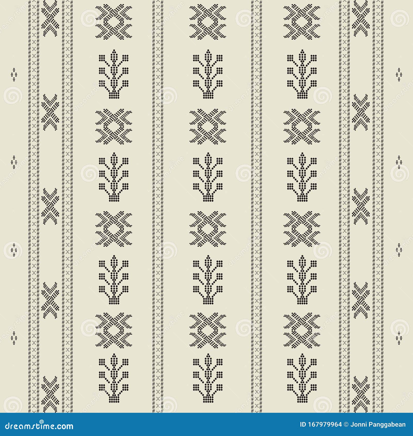 Batak Ethnic Seamless Pattern Motif Ulos Stock Vector - Illustration of ...