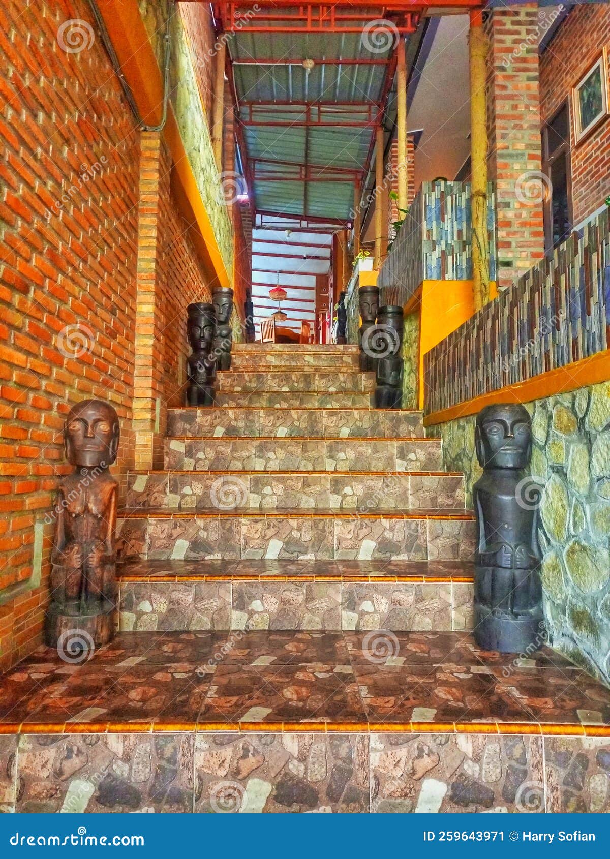 Batak ethnic statue stock image. Image of palace, shrine - 259643971