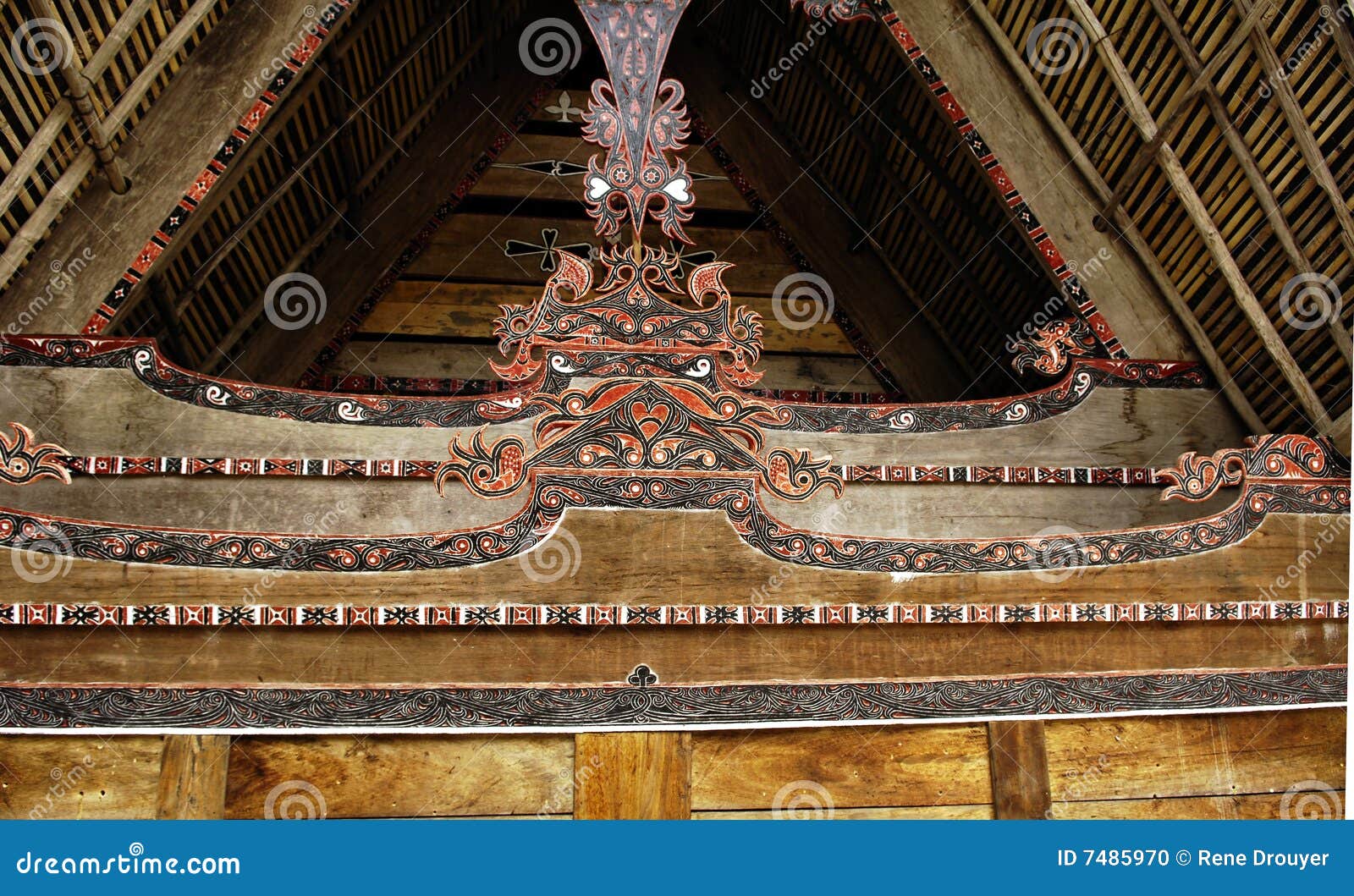 Batak s house in Sumatra stock photo. Image of house, anthropomorphic ...