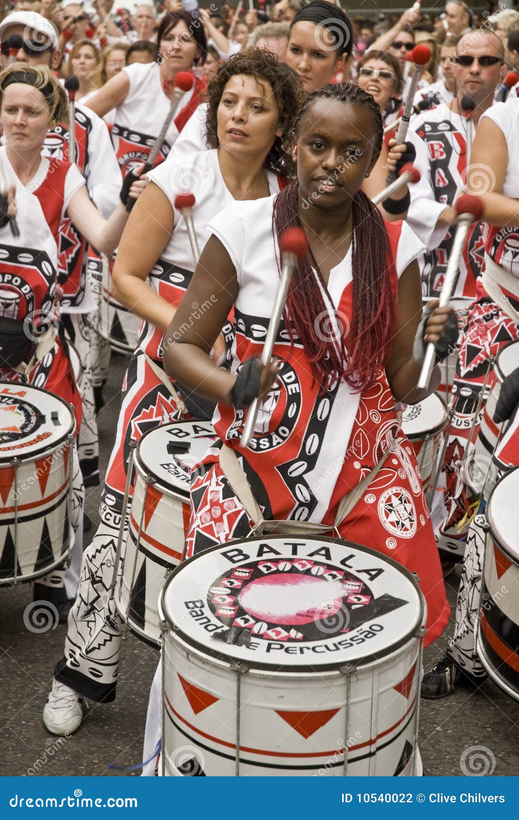 Batala Drummer Performing at Notting Hill Carnival Editorial ...