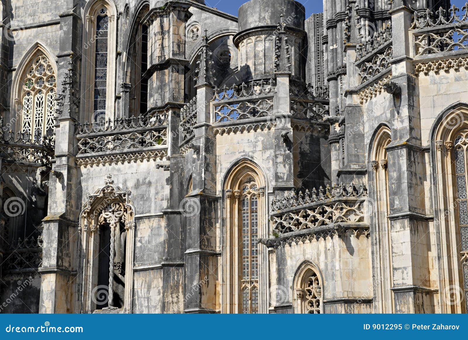 Batalha Gothic Monastery in Portugal. Stock Image - Image of historical ...