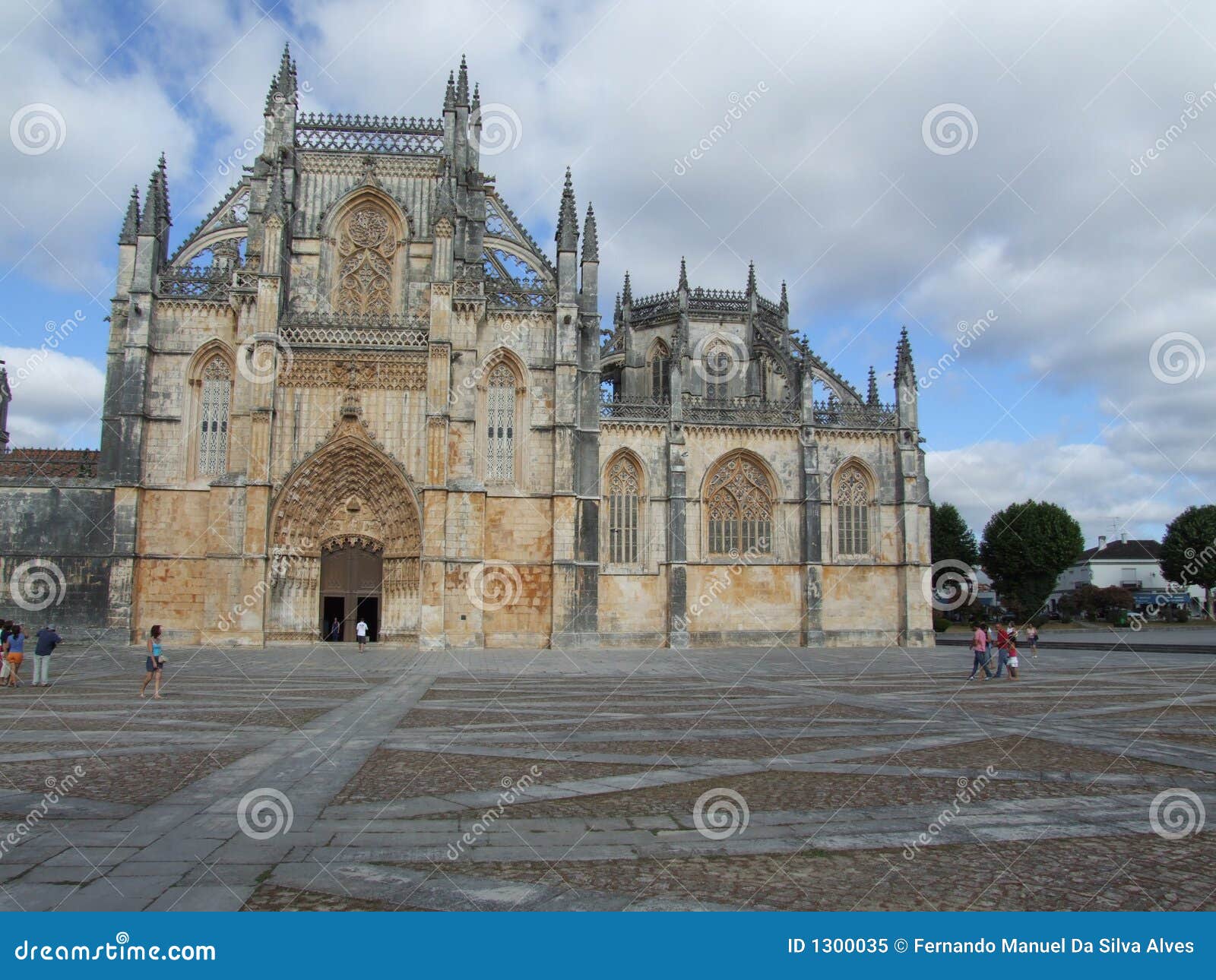 Batalha monastery stock image. Image of monastery, buildings - 1300035
