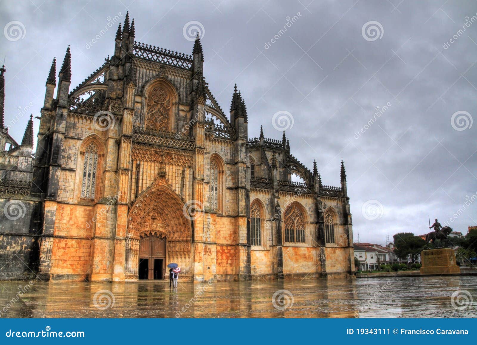 Batalha Monastery stock image. Image of portugal, landmark - 19343111