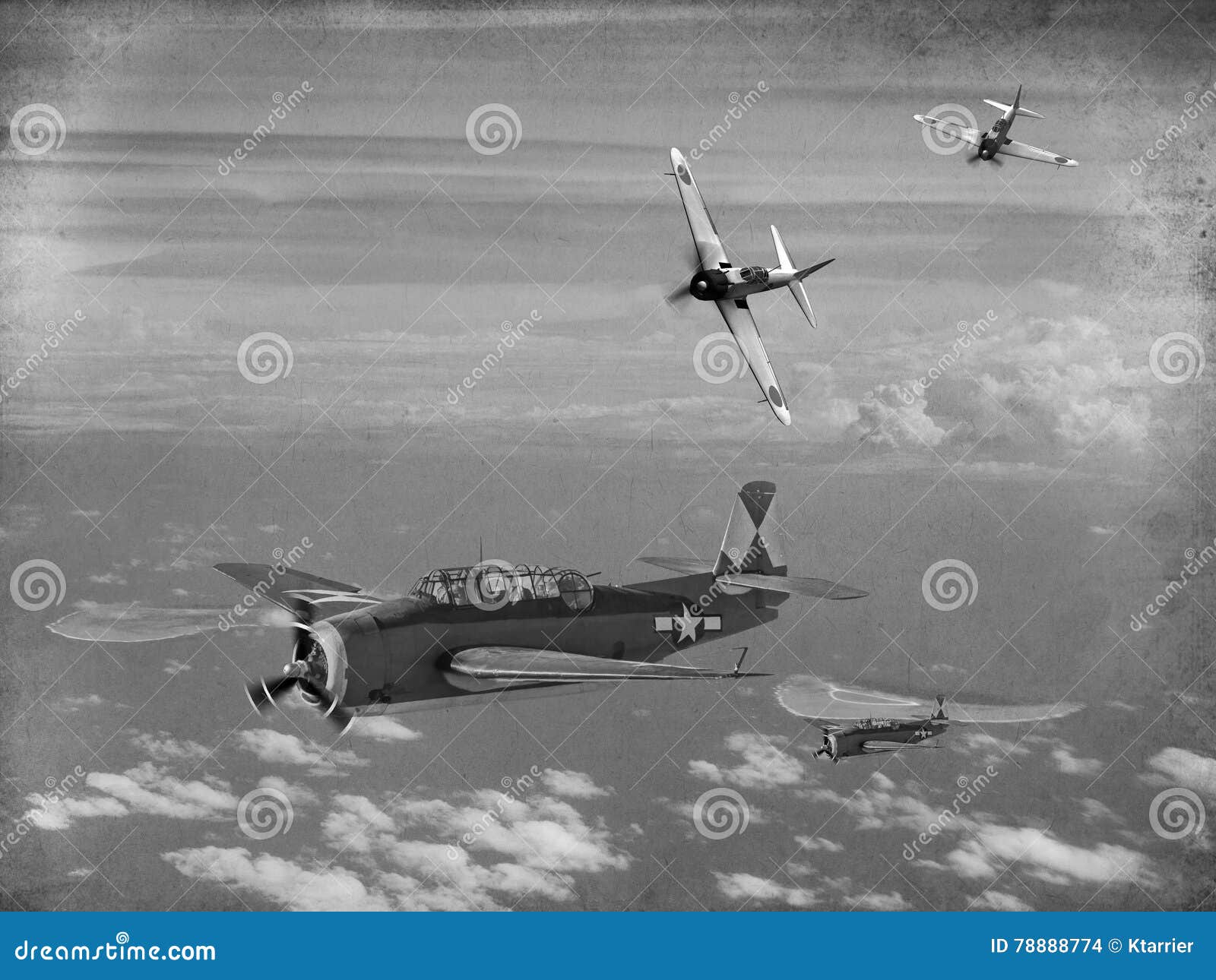 Batalla De La Mitad Del Camino Centraa Stock de ilustración ...