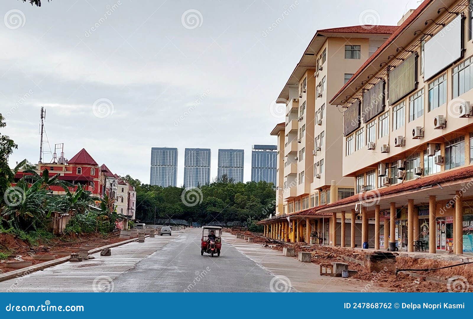 Batam City stock photo. Image of city, downtown, walkway - 247868762