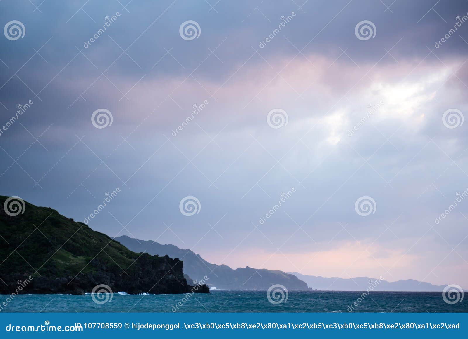 Batanes Coastline at Sunset Stock Image - Image of philippines, beauty ...
