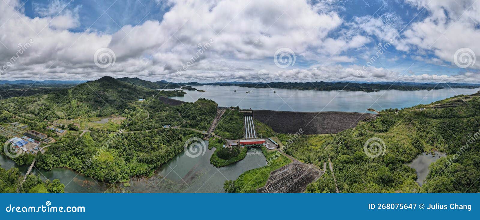 The Batang Ai Dam of Sarawak Stock Image - Image of mountain, malaysia ...