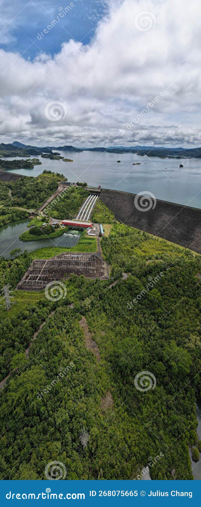 The Batang Ai Dam of Sarawak Stock Image - Image of plant, fish: 268075665