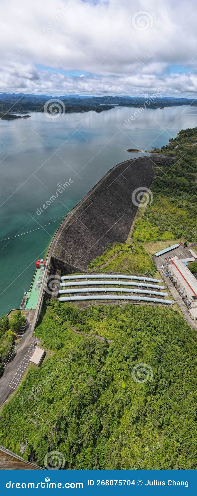 The Batang Ai Dam of Sarawak Stock Photo - Image of batang, fjord ...