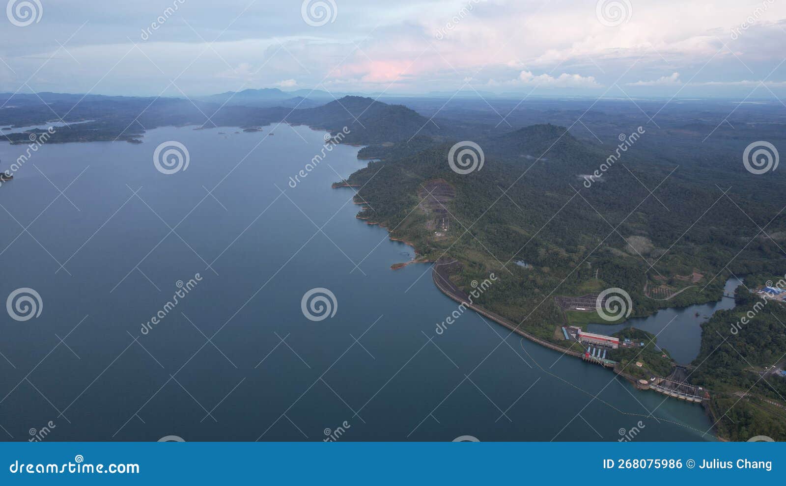 The Batang Ai Dam of Sarawak Stock Photo - Image of bakun, boat: 268075986