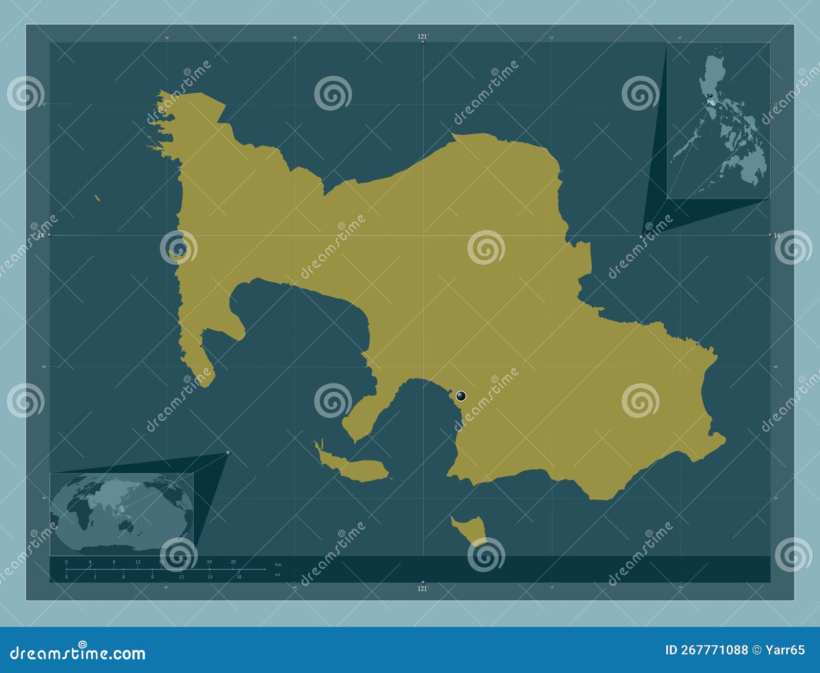 Batangas, Philippines. Solid. Capital Stock Illustration - Illustration ...