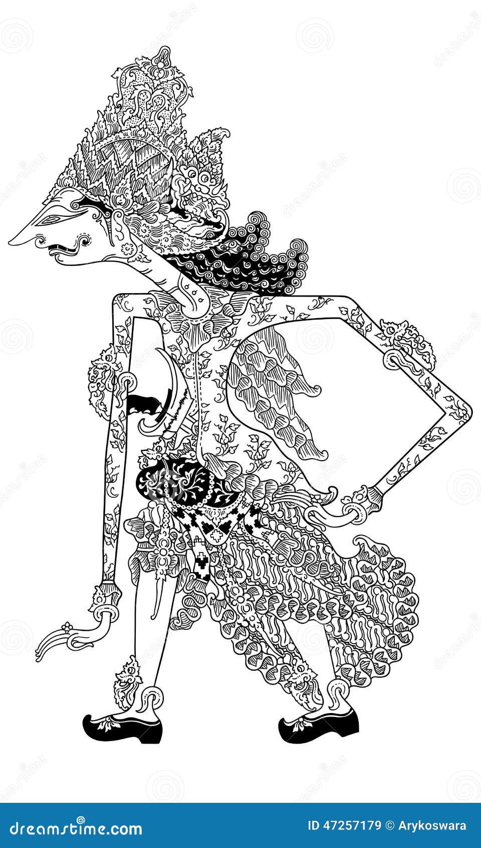 Batara Cakra ilustração do vetor. Ilustração de protagonista - 47257179