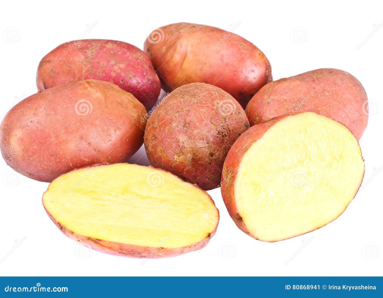 Batata Doce Da Batata Cor-de-rosa Isolada No Fundo Branco Imagem de ...