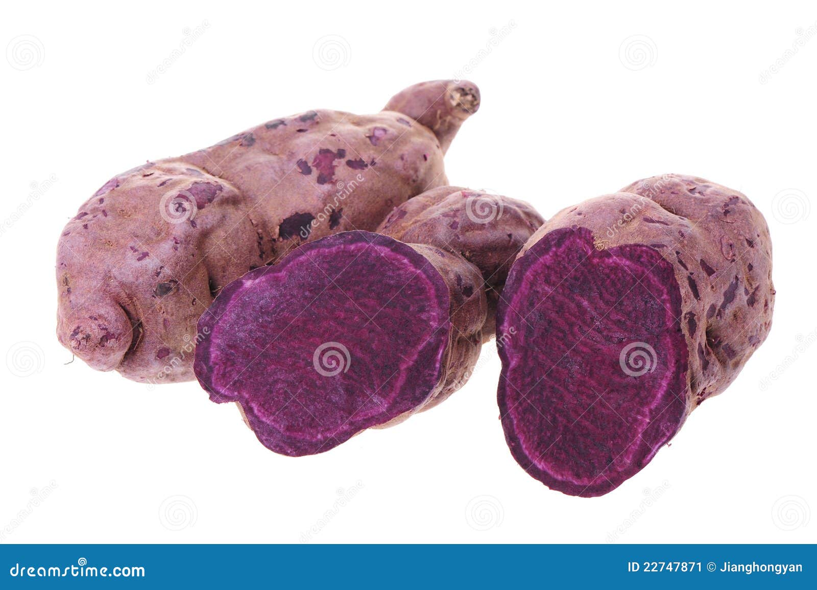 Batata doce roxa imagem de stock. Imagem de nutritivo - 22747871