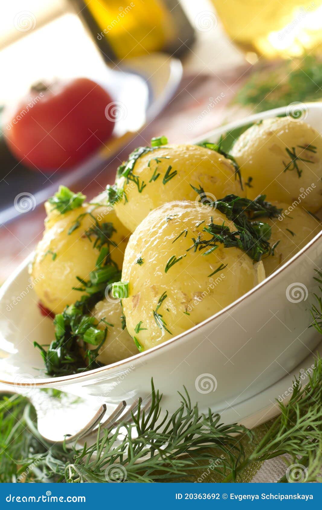 Batata fervida foto de stock. Imagem de quente, fervido - 20363692