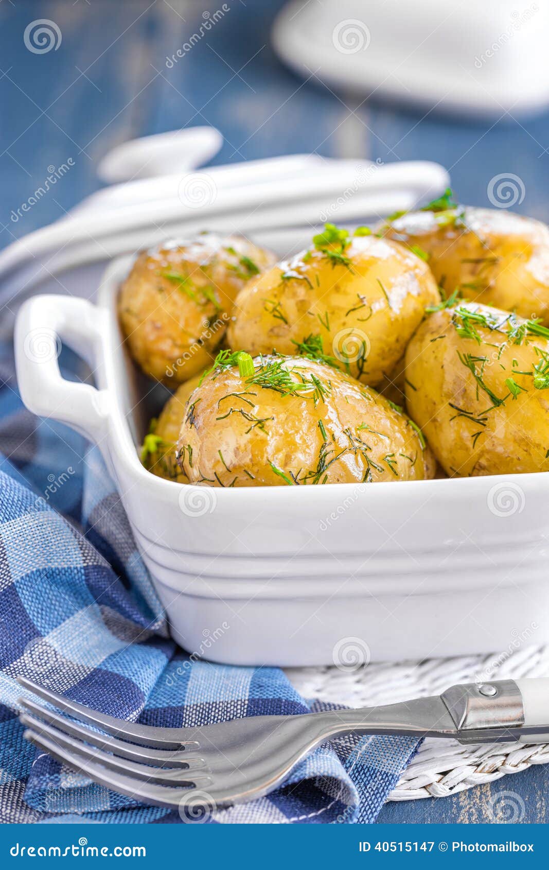 Batata fervida imagem de stock. Imagem de orgânico, moleque - 40515147