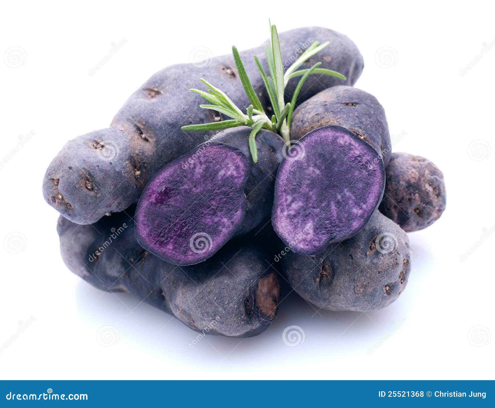Batata Violette foto de stock. Imagem de batata, violeta - 25521368