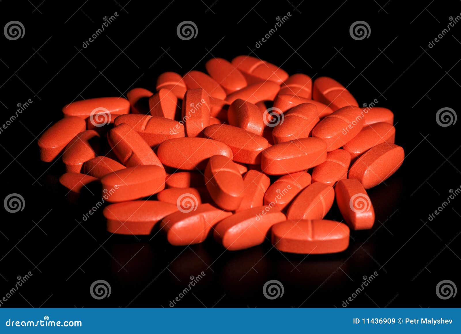 Batch of red pills stock image. Image of black, pharmacy - 11436909