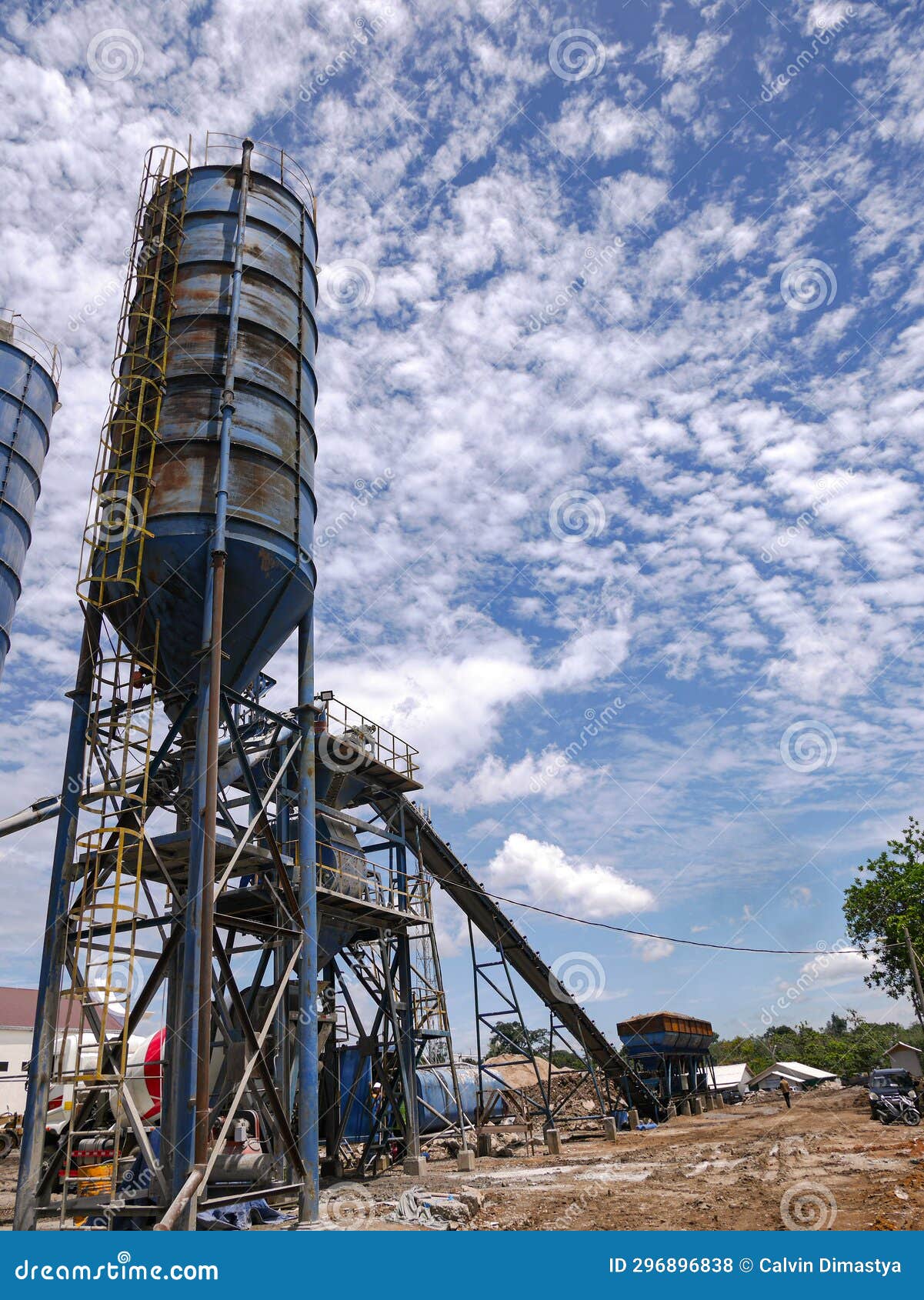 Batching plant stock photo. Image of place, ready, concrete - 296896838