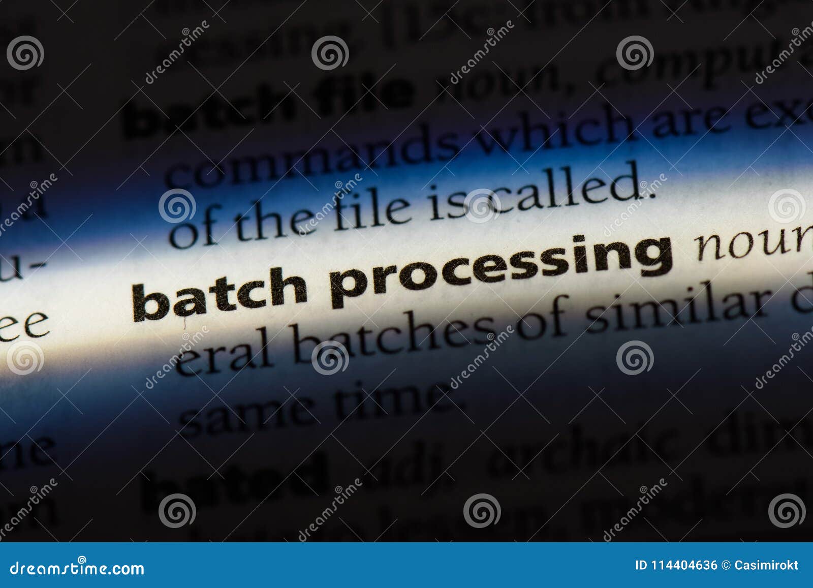 Batchprocessing stock photo. Image of macro, definition - 114404636