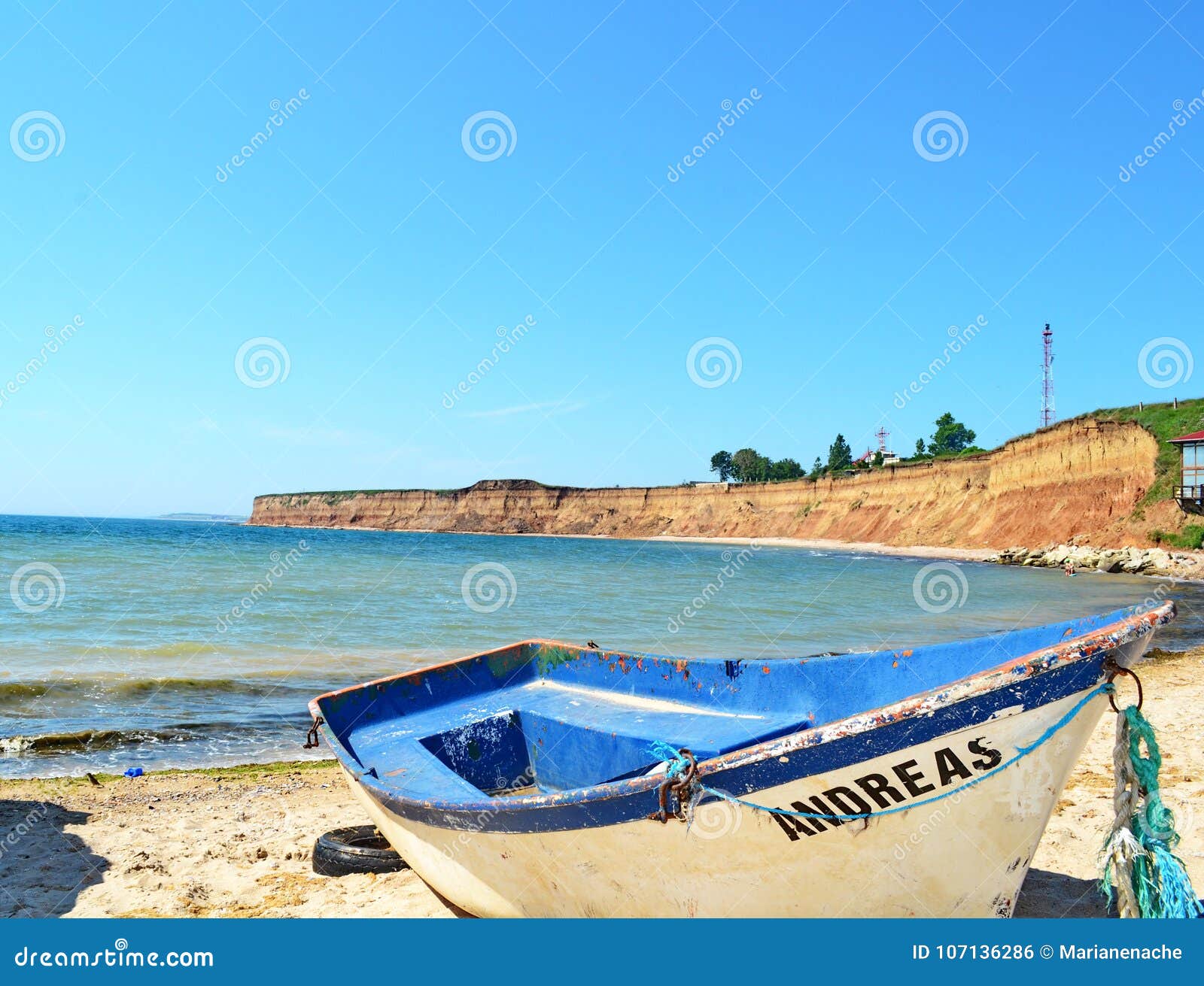 Bateau D'Andreas Chez La Mer Noire Photo éditorial - Image du andreas ...