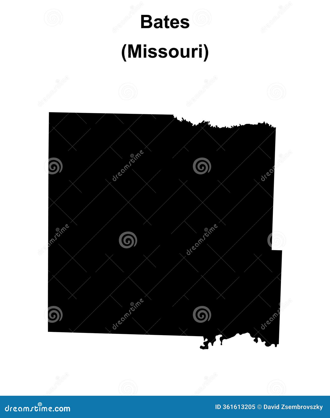 Bates outline map stock illustration. Illustration of silhouette ...