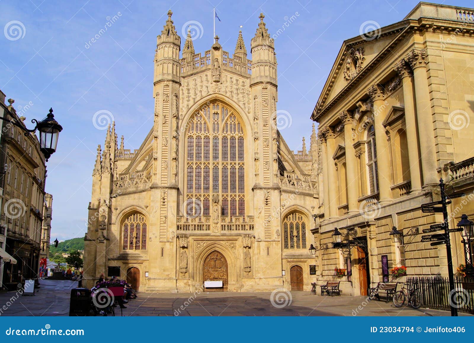 Bath Abbey stock photo. Image of europe, english, famous - 23034794
