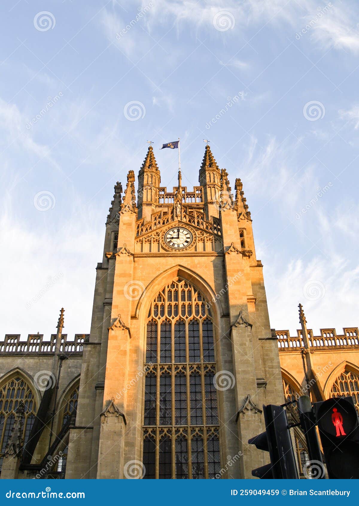 Bath Abbey Example of Ornate Gothic Architecture Stock Image - Image of ...
