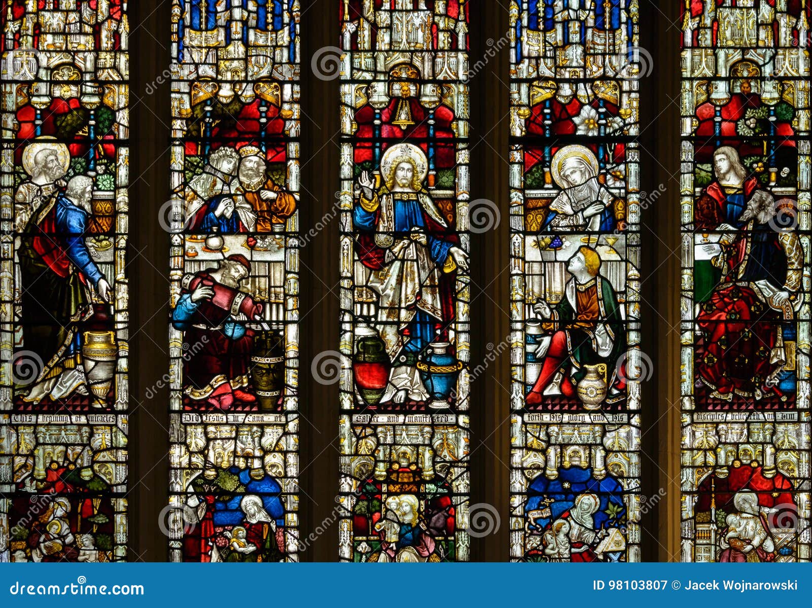 Bath Abbey Perpendicular Gothic Window Editorial Photography - Image of ...