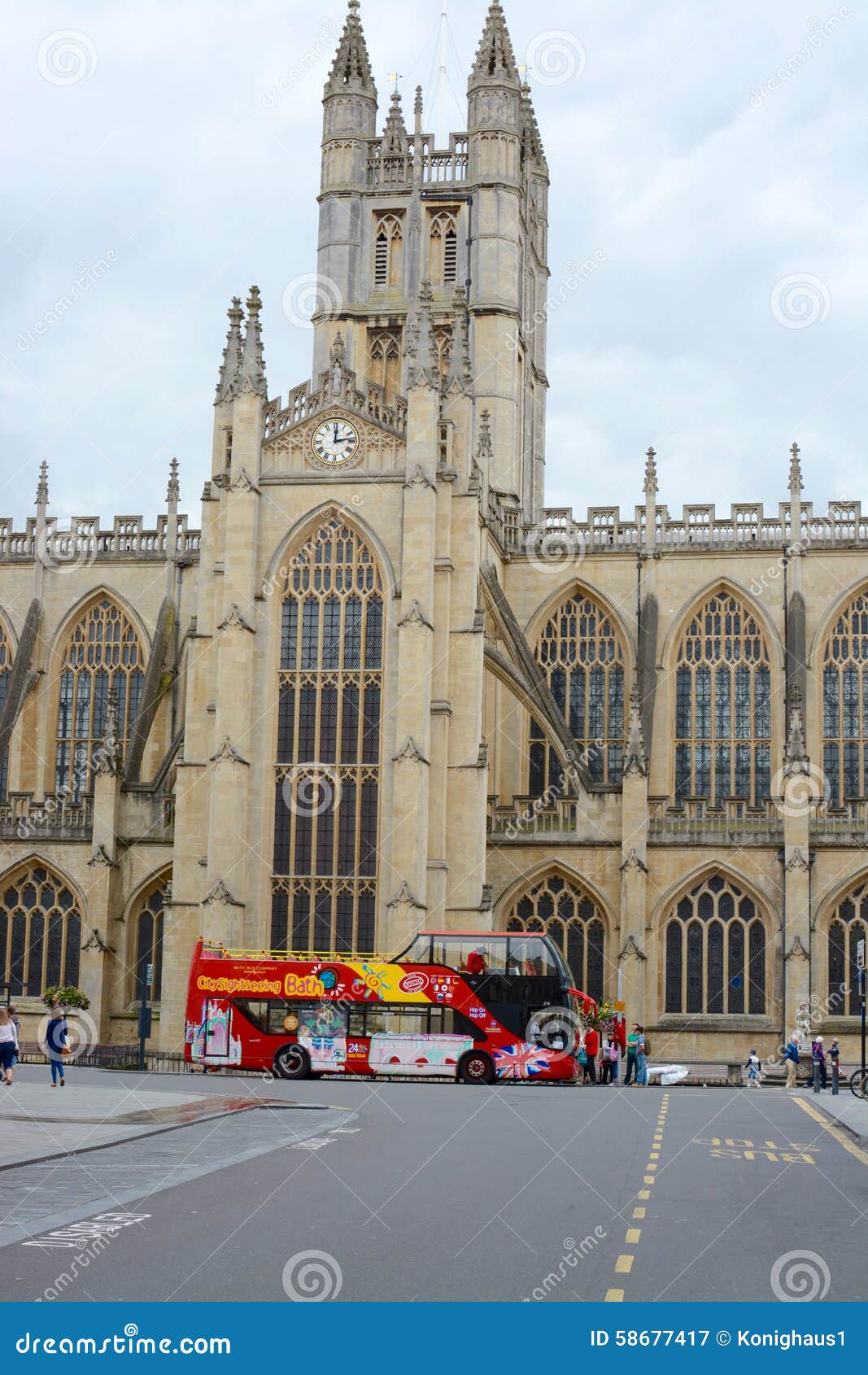 Bath Abbey Perpendicular Gothic Window Close Up I Stained Glass ...