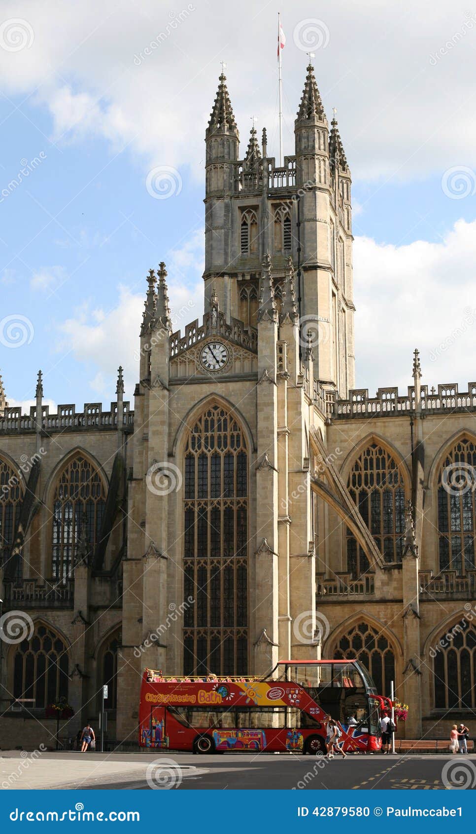 Bath Abbey Perpendicular Gothic Window Close Up I Stained Glass ...