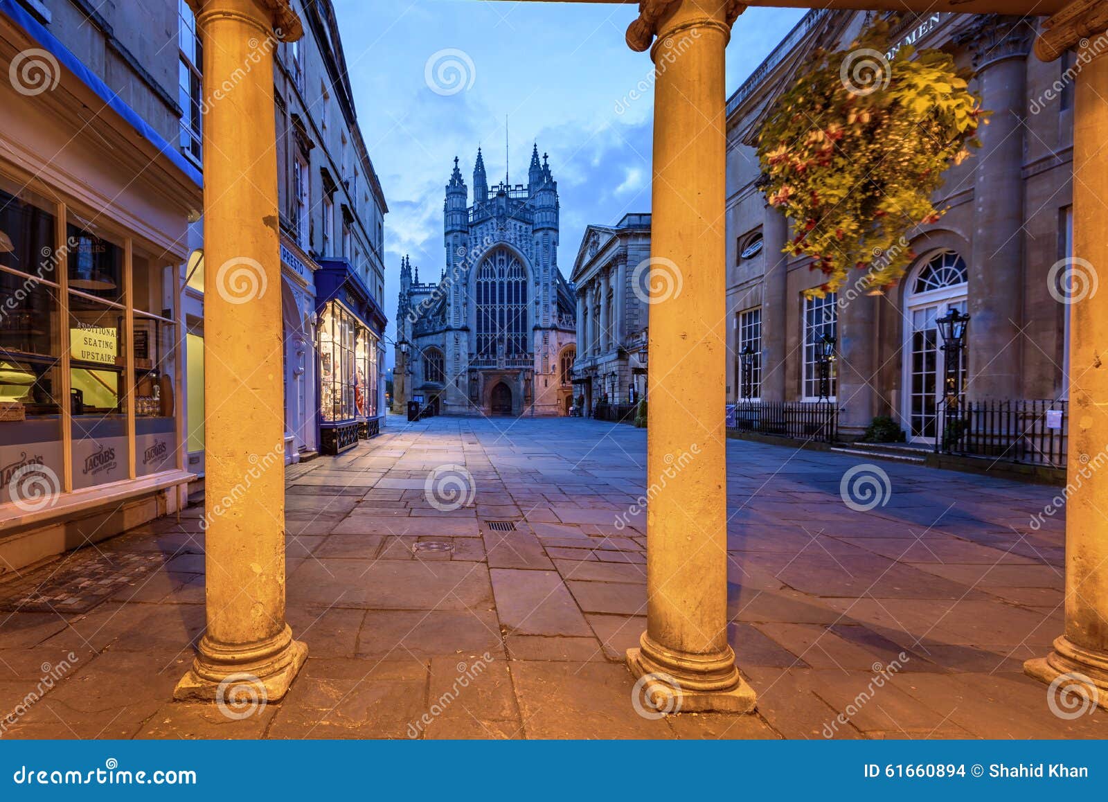 Bath Abbey Perpendicular Gothic Window Close Up I Stained Glass ...