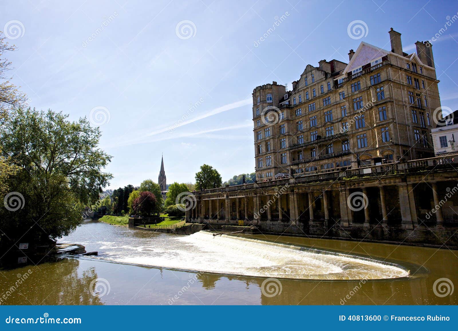 Bath from the Avon River stock photo. Image of avon, river - 40813600
