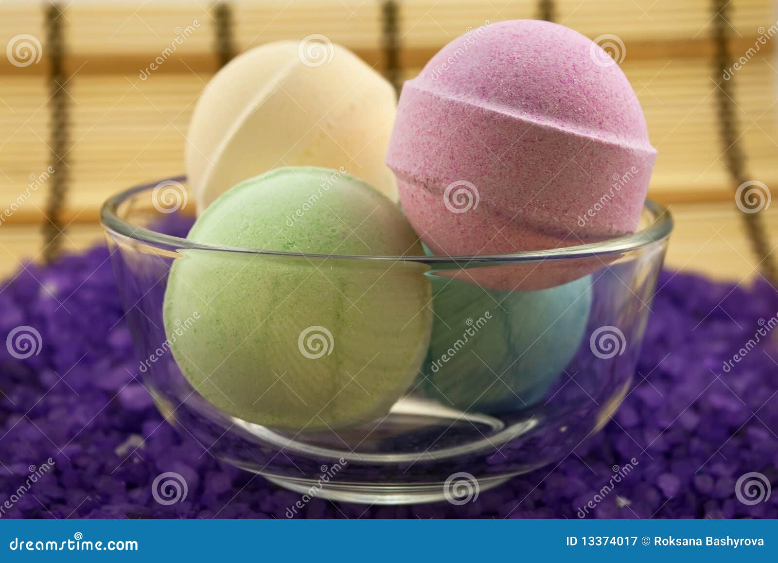 Bath balls in glass bowl stock image. Image of organic - 13374017