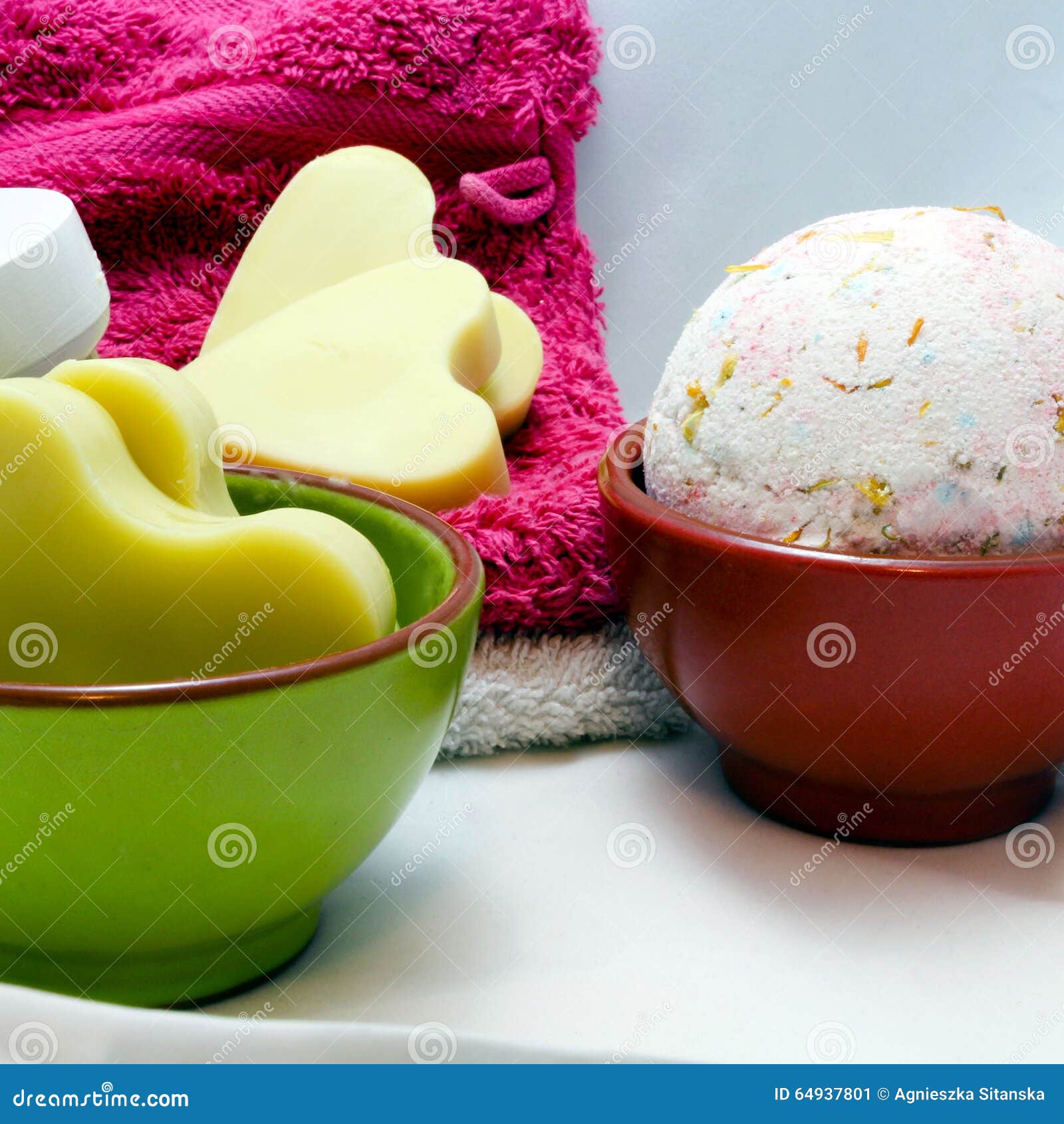 Bath bomb stock image. Image of handmade, balance, harmonise - 64937801